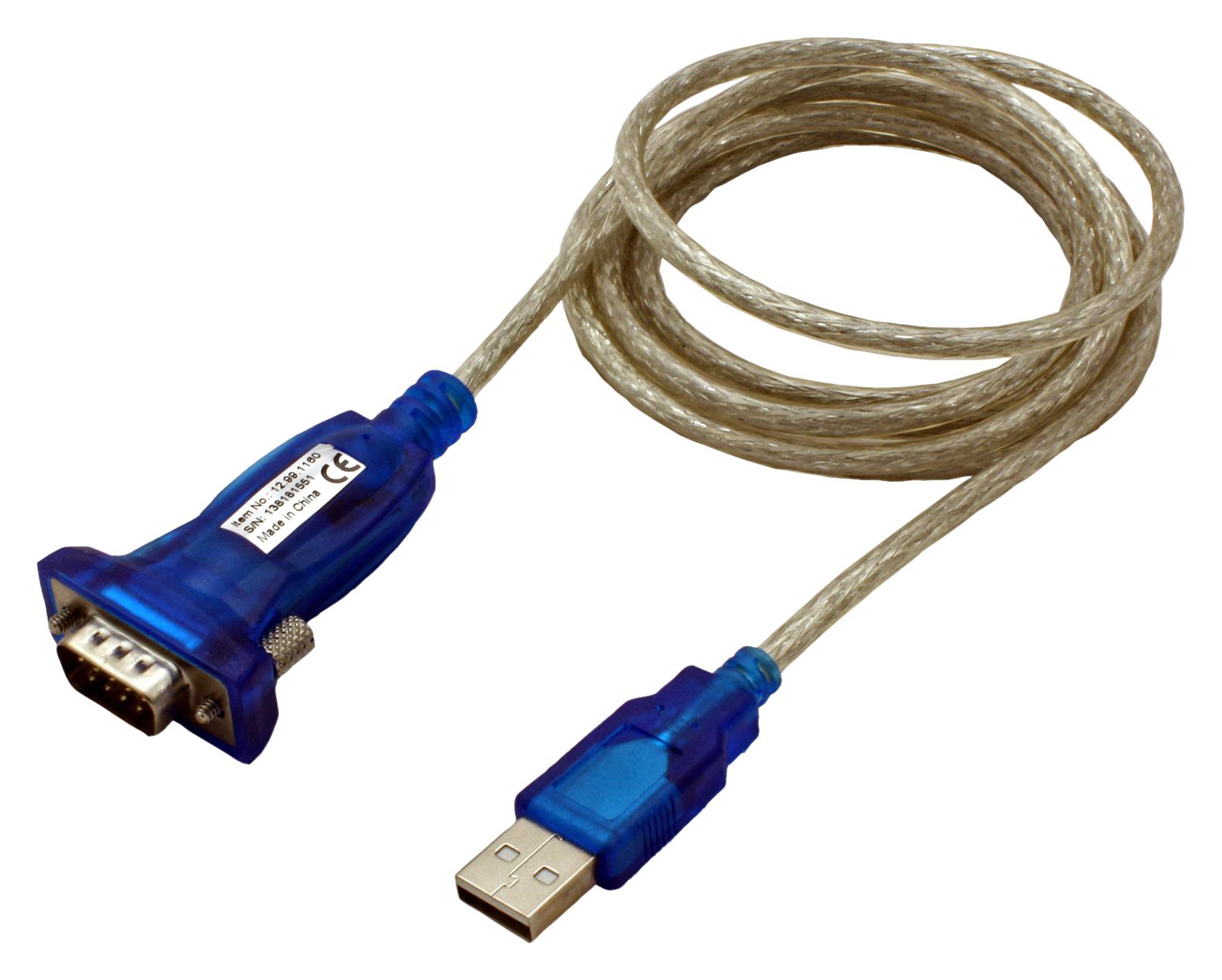 MP010458 - Multicomp Pro - Smart Cable Assembly, USB to RS232 Converter ...