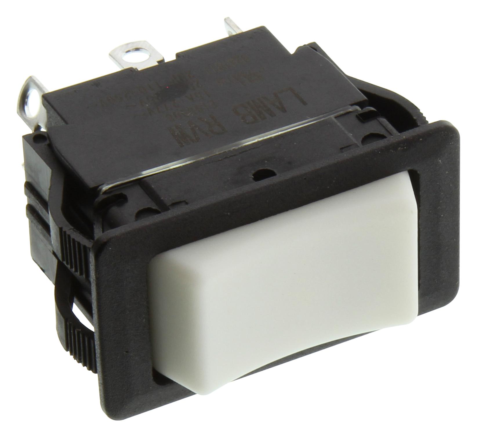 RVW56D1200 - E-switch - ROCKER SWITCH, DPDT, 20A